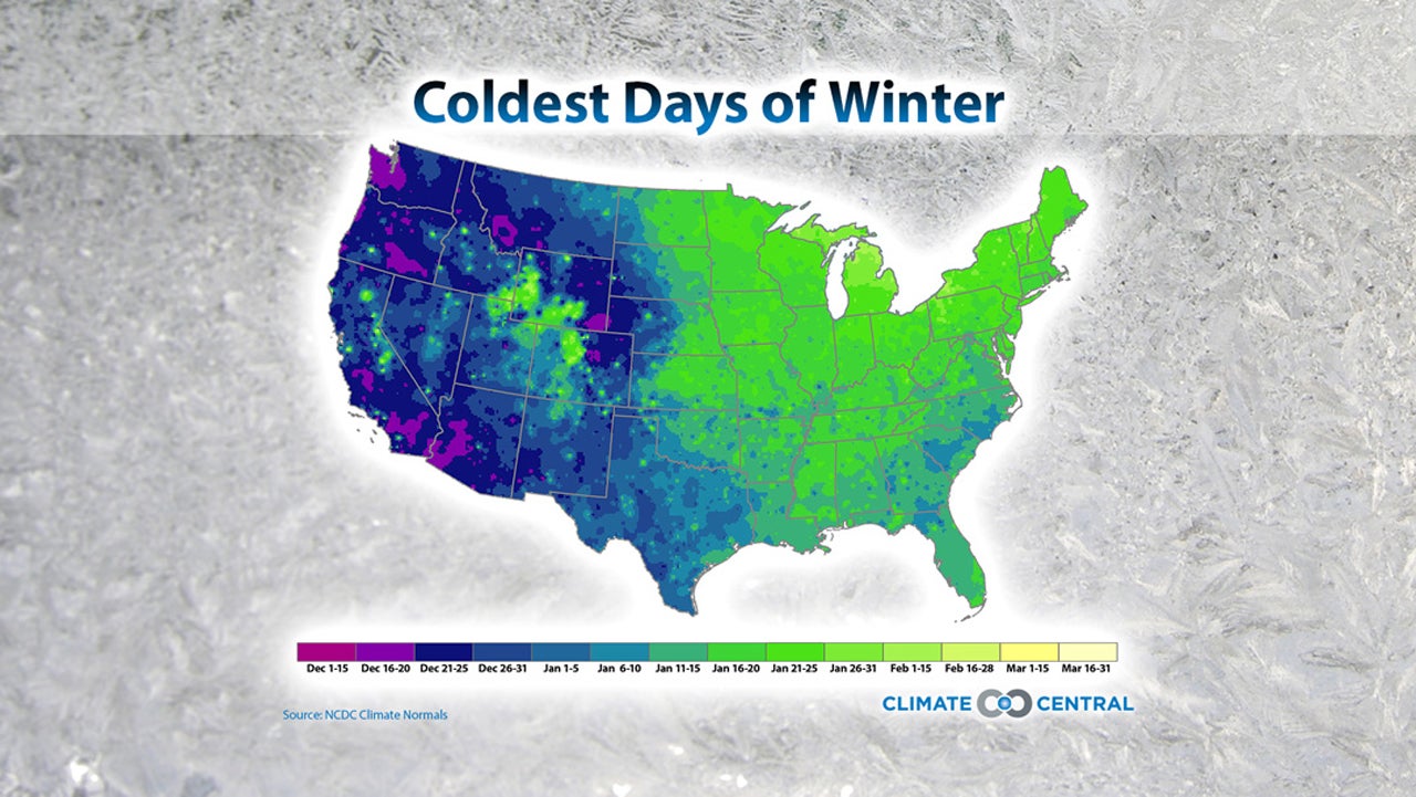 Find Out When The Coldest Day Usually Hits Your Town | The Weather Channel