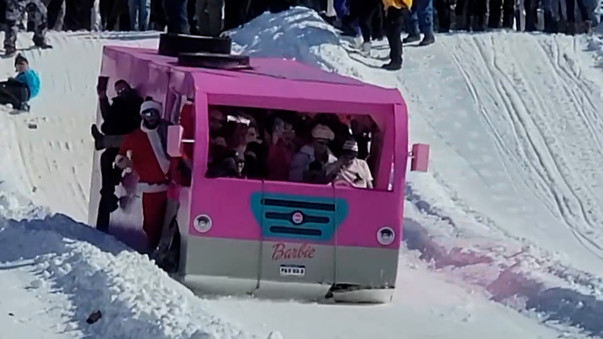 Amazing Cardboard Creations Hit The Slopes - Videos from The Weather ...