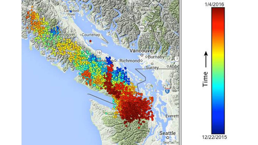 Thousands of Earthquakes Recorded in Puget Sound in Just Two Weeks ...