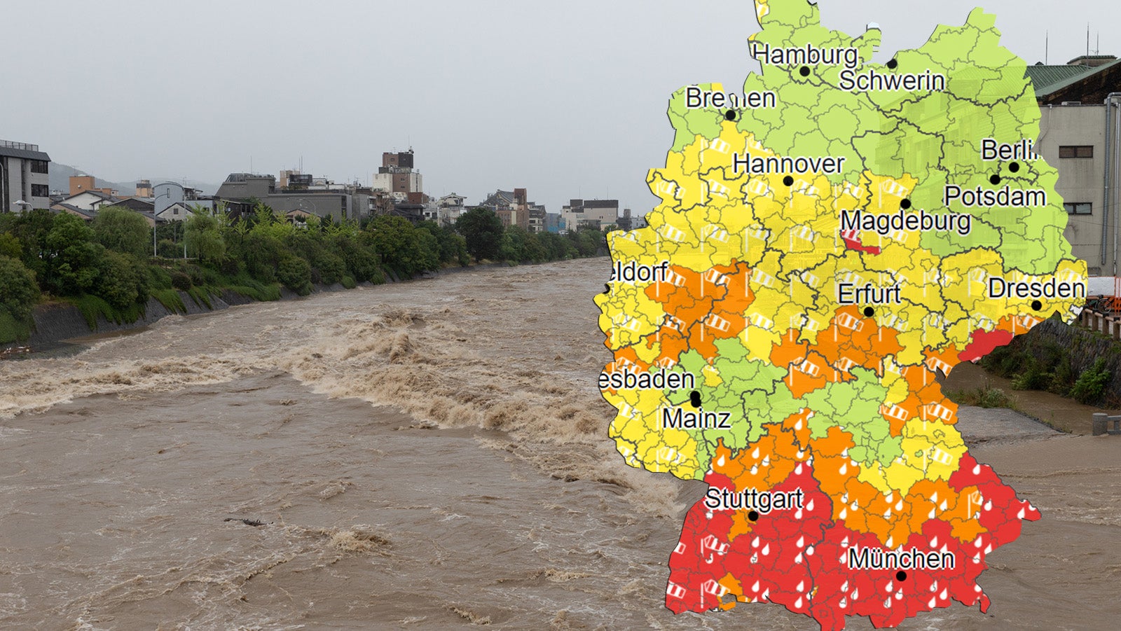 Drohende Fluten und Erdrutsche: Hier gilt Alarmstufe Rot | Weather.com