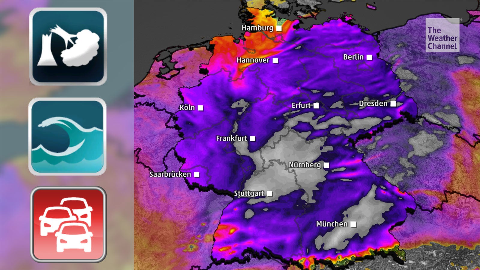 So zieht der Orkan am Donnerstag - Videos from The Weather Channel