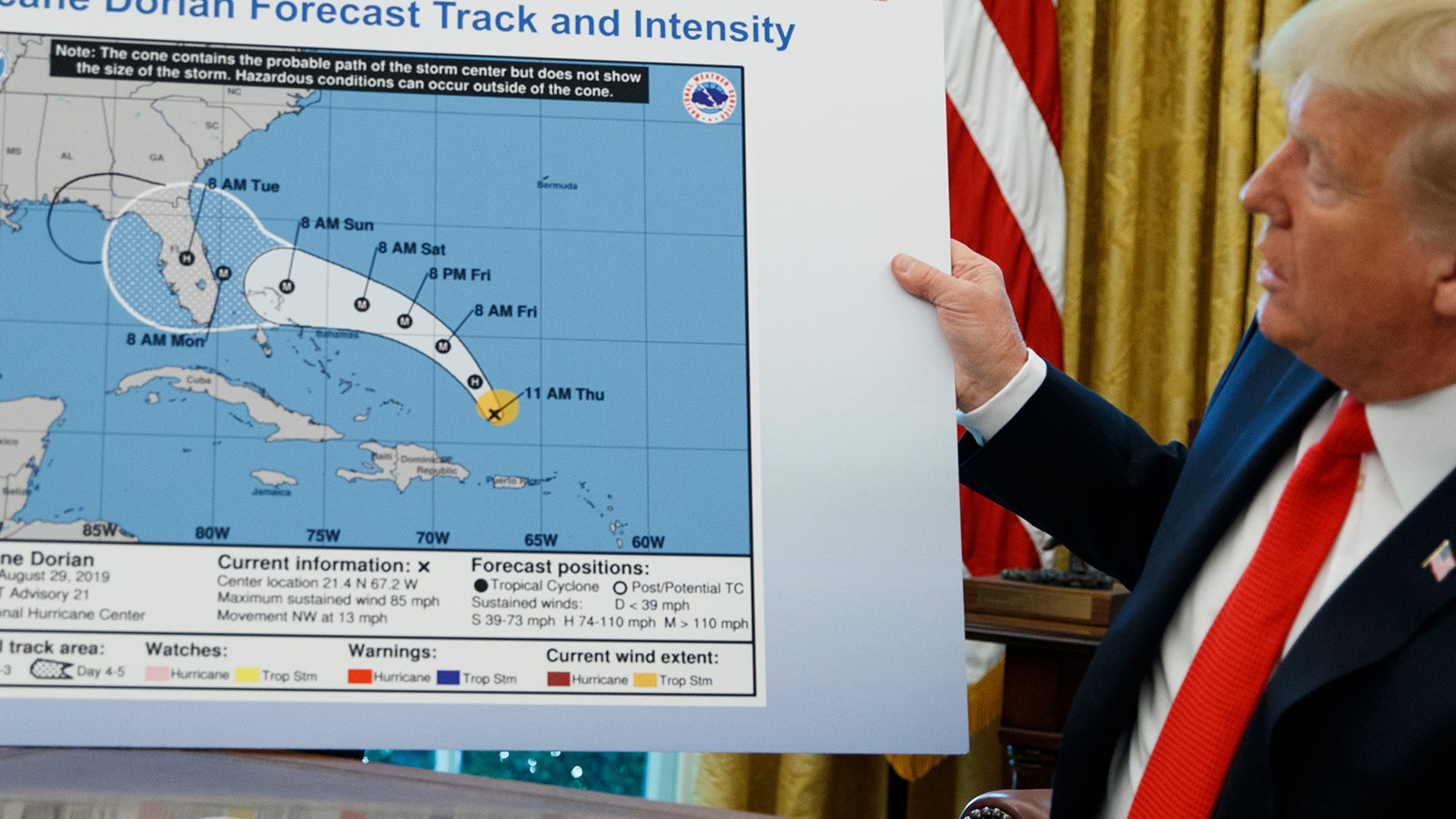 Alabama durch Dorian bedroht? Trump lässt nicht locker | The Weather ...
