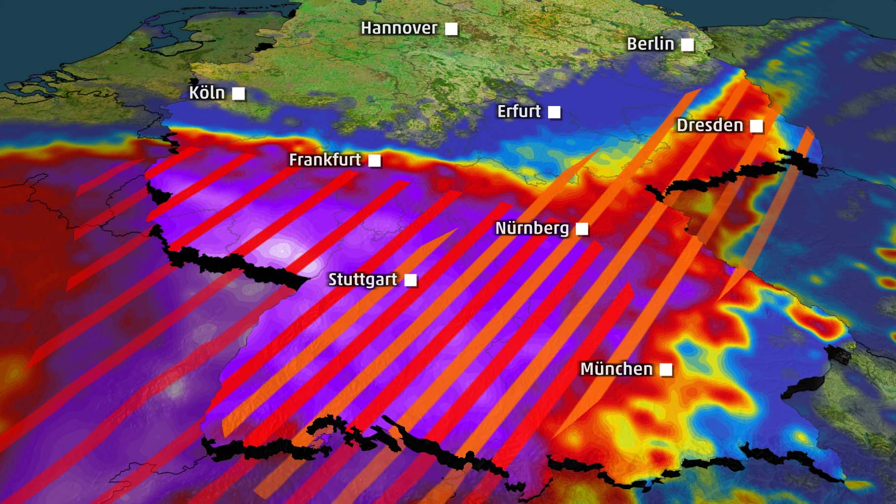 Bis 100 Liter Regen! Hochwasser-Gefahr steigt im Süden - Videos from The Weather Channel