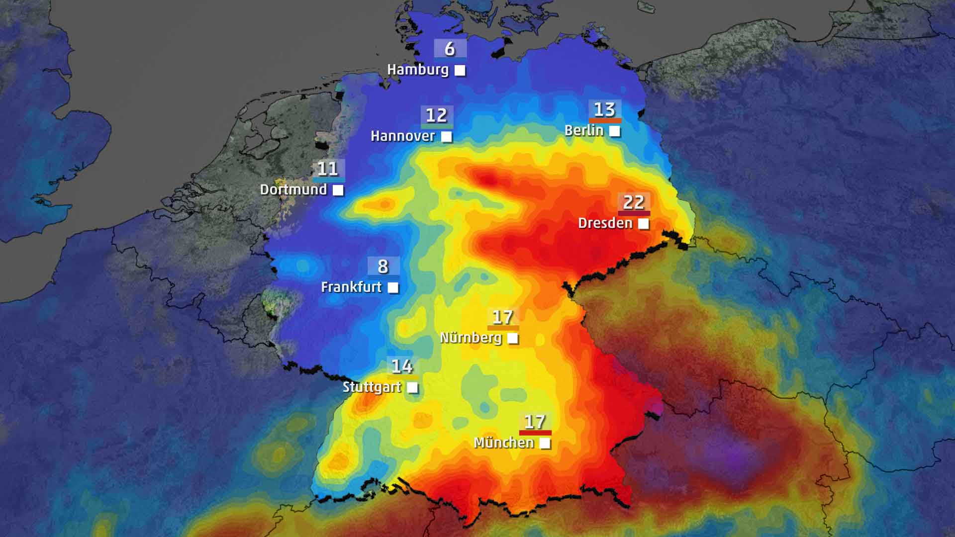 Tief Rudolf beschert uns Dauerregen - Videos from The Weather Channel