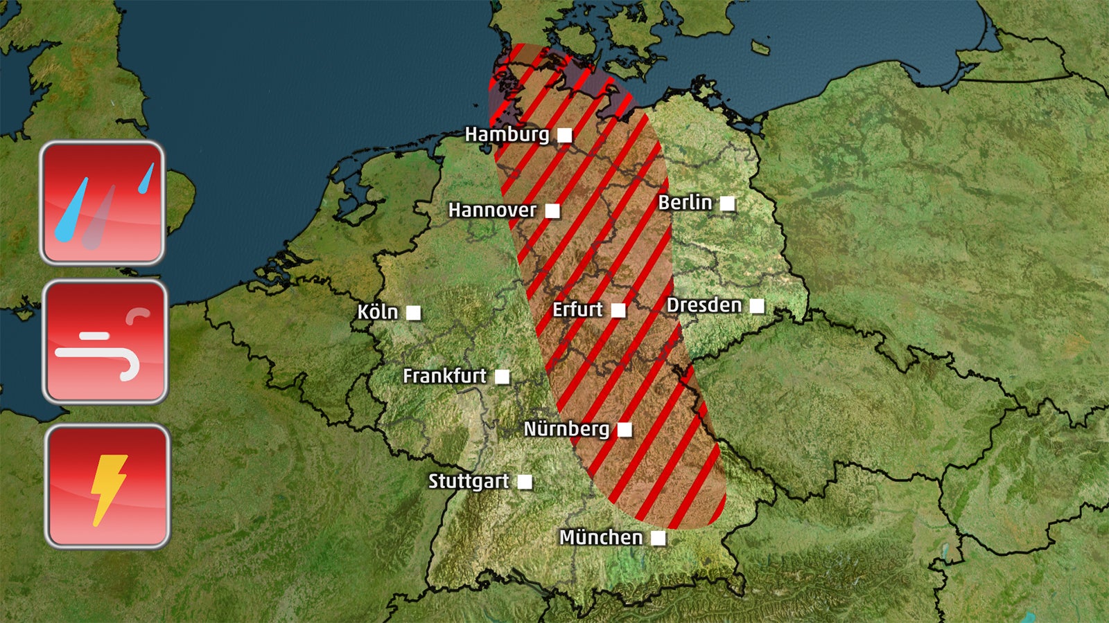 Sturm und Sturzfluten! Unwetter am Donnerstag - Videos from The Weather Channel
