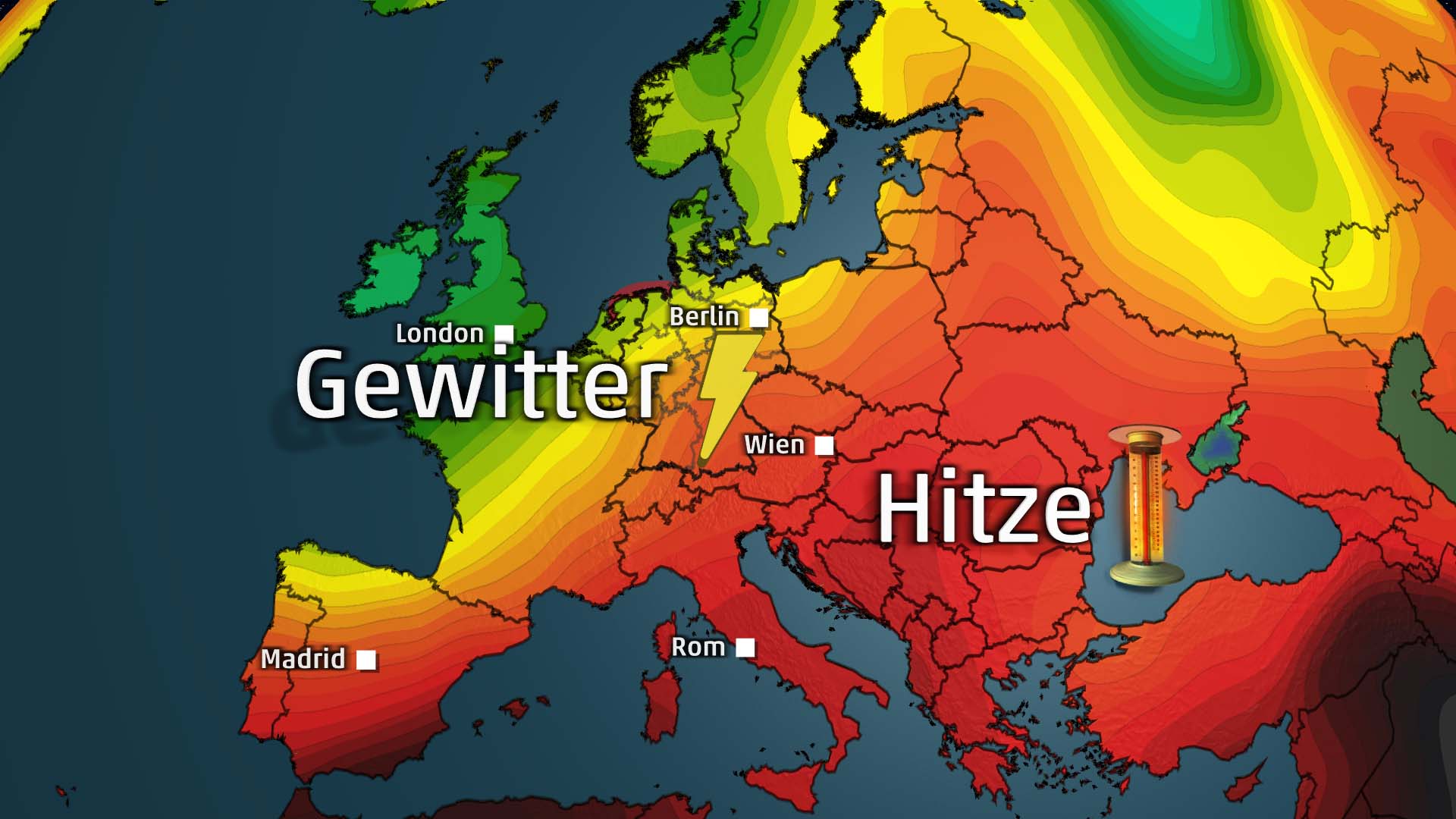 Hochsommer geht zu Ende! Auf 35-Grad-Hitze folgen gefährliche Gewitter | The Weather Channel