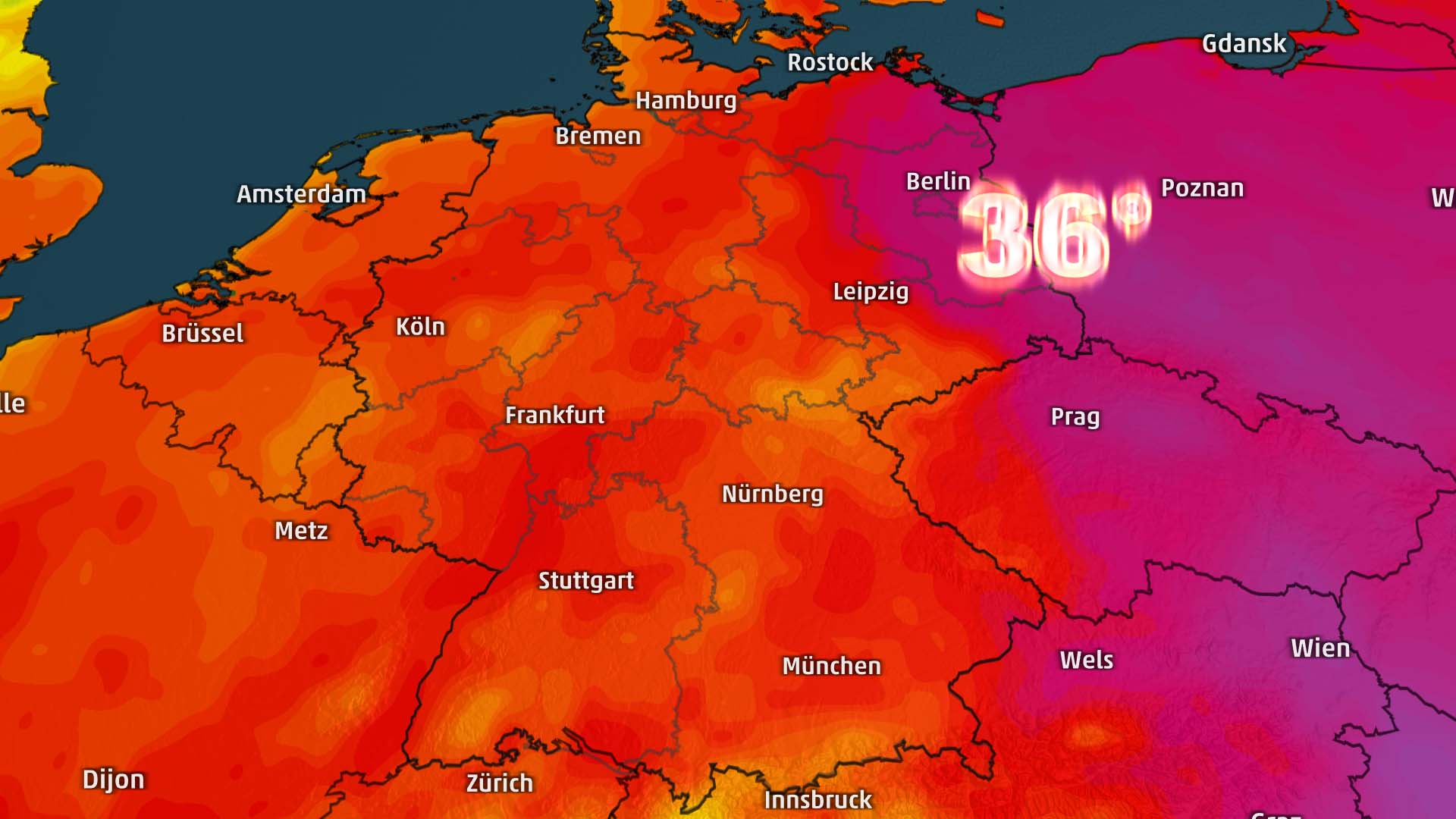 Hitze und Blitze in Deutschland: 36 Grad von Gewittern abgeräumt | Weather.com