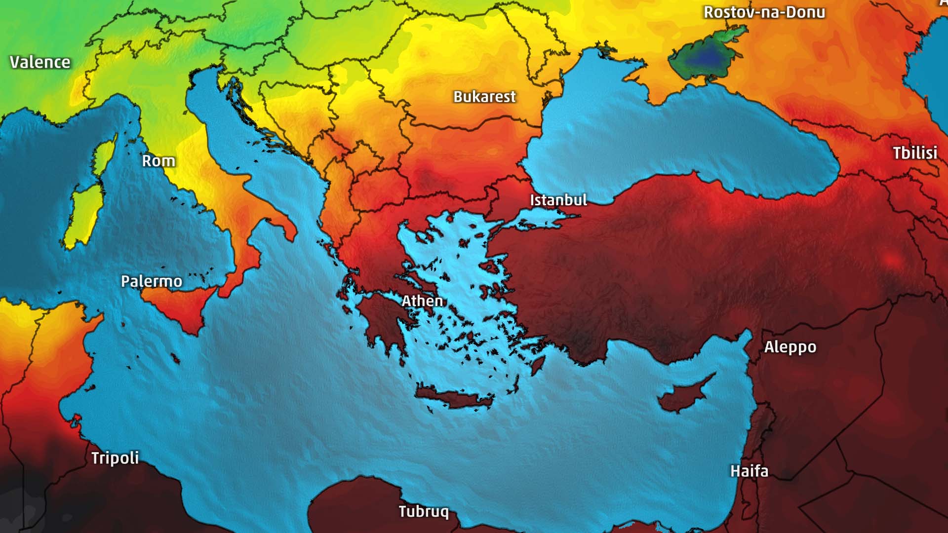 44,6 Grad! Hitze in Griechenland und der Türkei erreicht den Höhepunkt ...