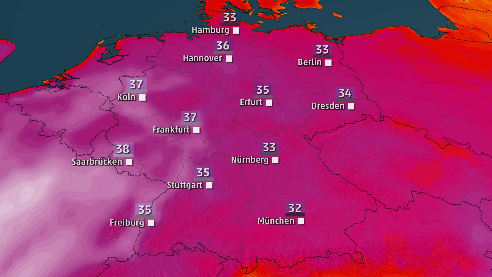 Hitzewelle hält sich bis zu 13 Tage über Deutschland | Weather.com