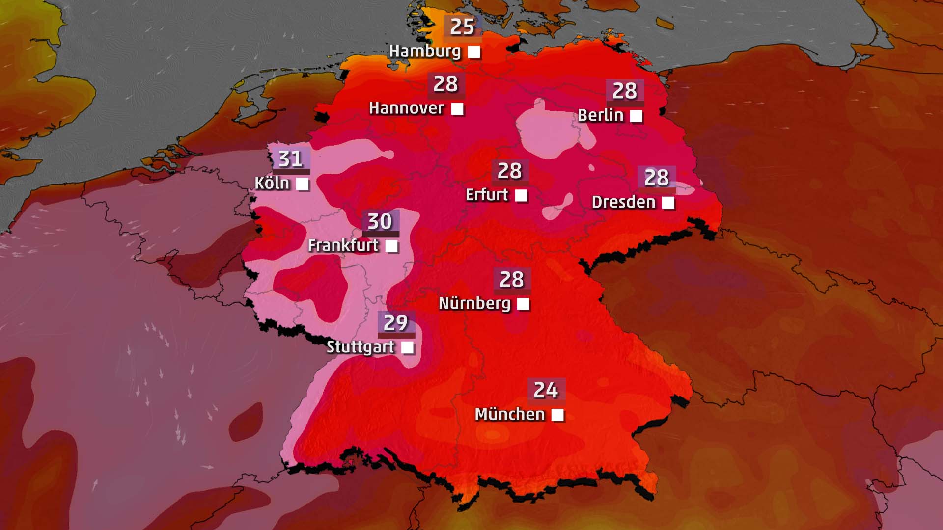Hundstage bringen nochmal Hitzewelle über 30 Grad | Weather.com