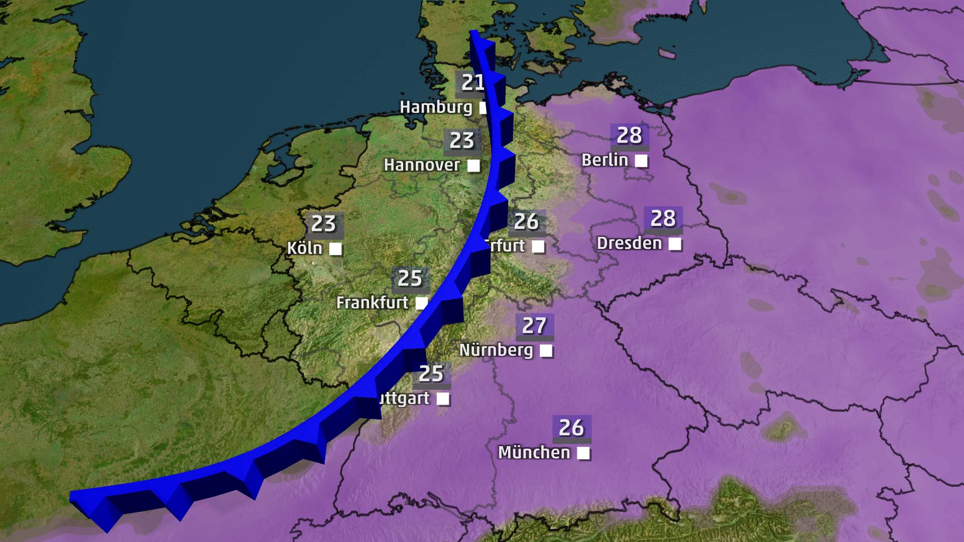 Hitzewelle wird von Gewittern abgeräumt - Videos from The Weather Channel