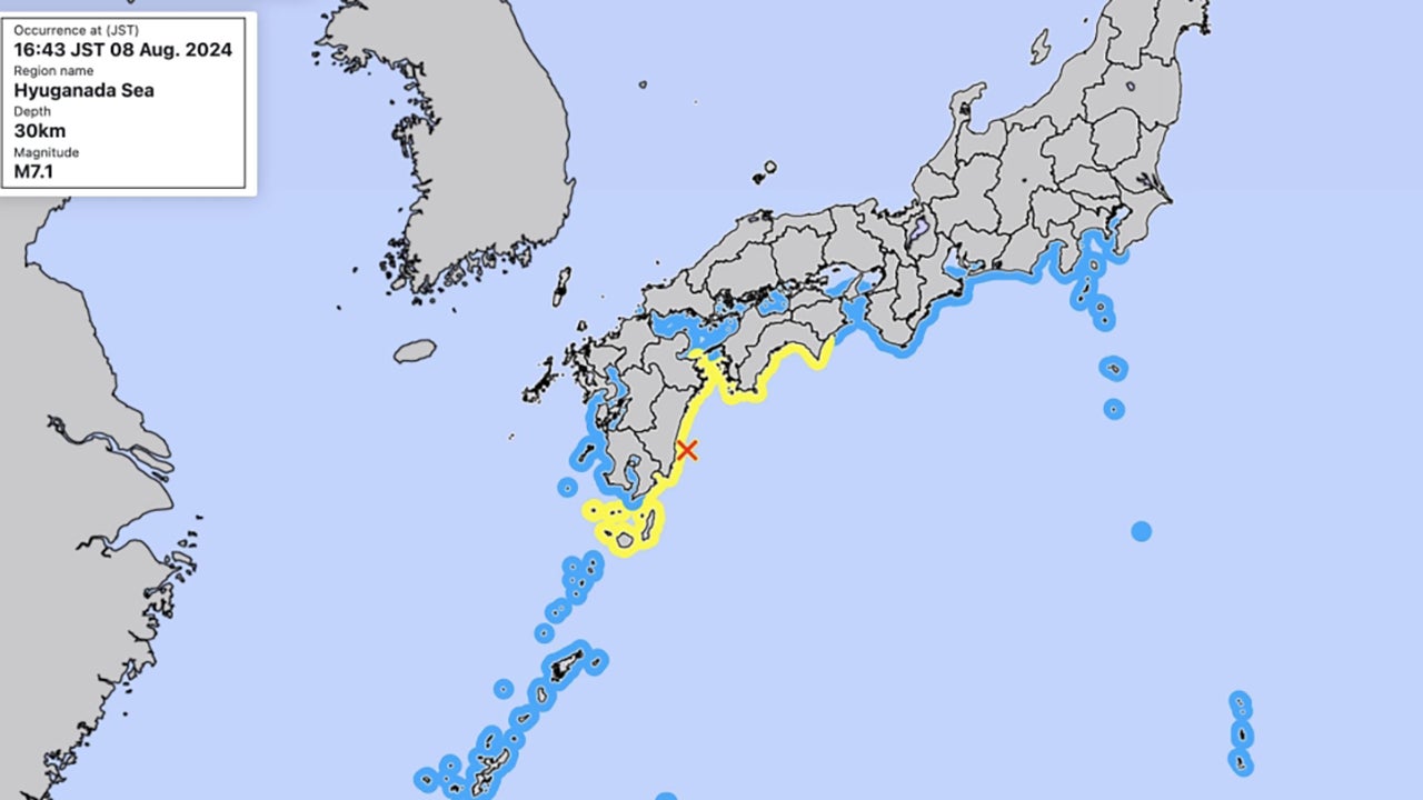 Tsunamiwarnung: Starkes Erdbeben erschüttert Küste Japans | Weather.com