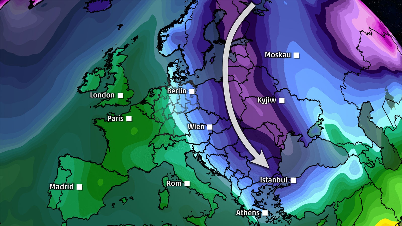 Kommt der Winter zurück? Kaltluft erfasst Europa | Weather.com