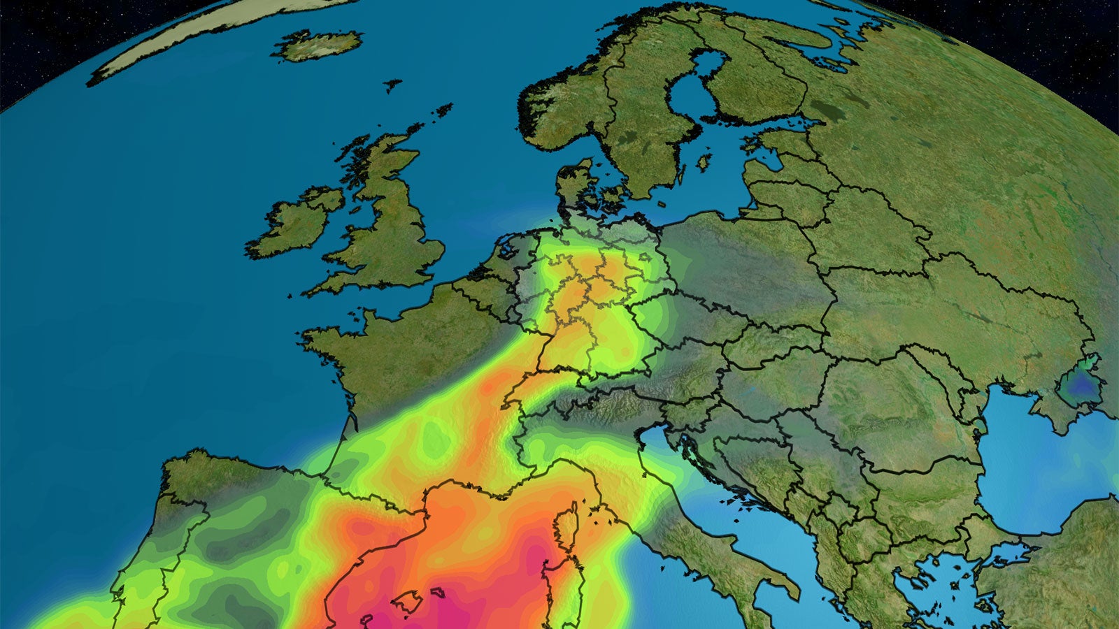 Wüstenluft beschert uns 25 Grad - Videos from The Weather Channel