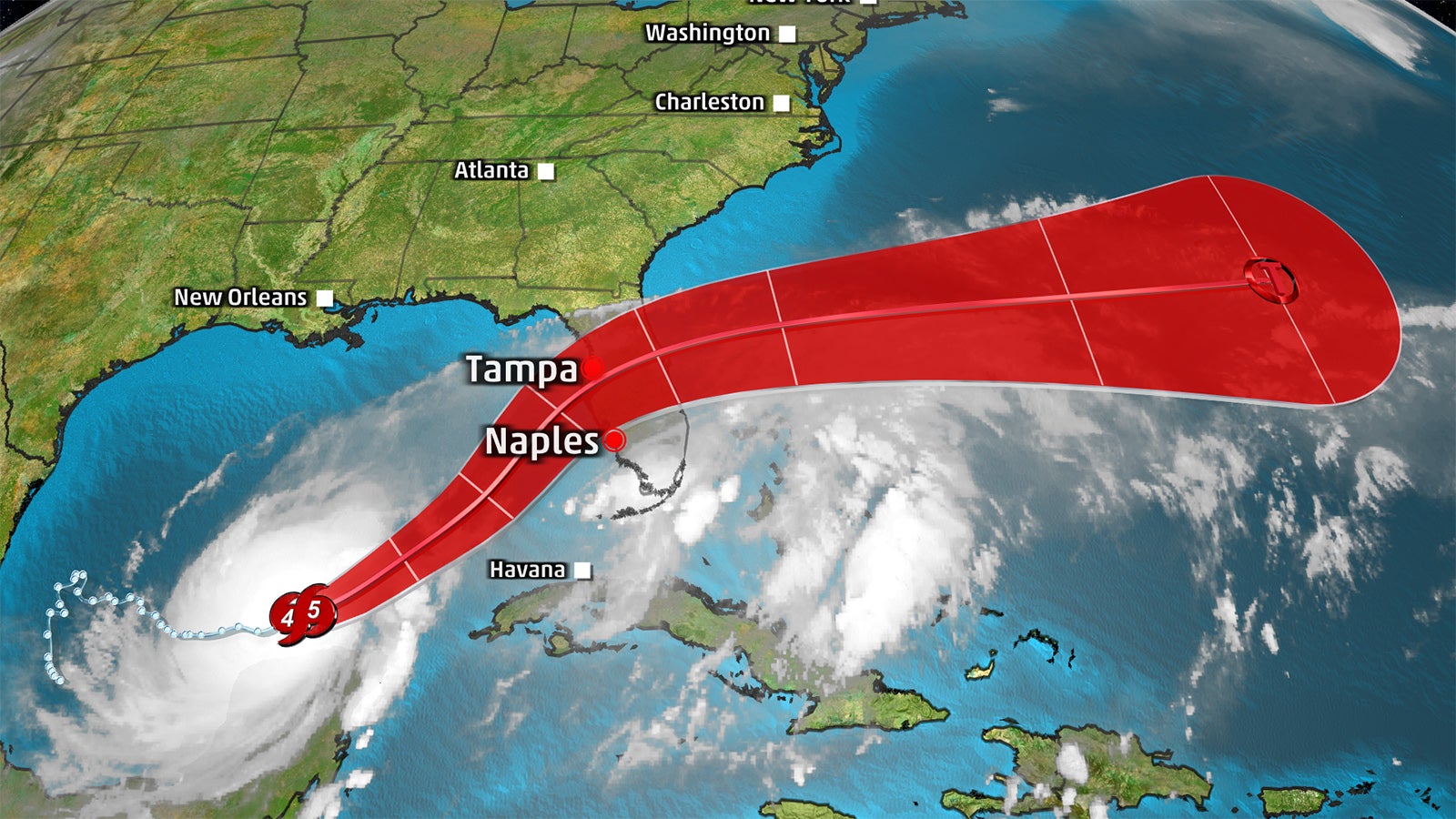 285 km/h! Rekord-Hurrikan Milton bedroht Florida | Weather.com