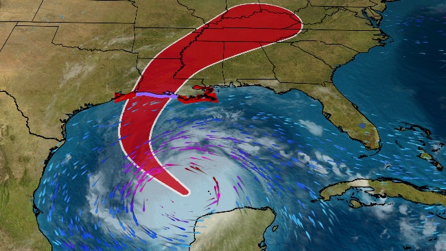 Hurricane Delta to Strike Gulf Coast, Including Laura-Ravaged Louisiana ...
