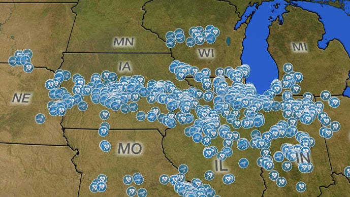 Derecho Tracked 700+ Miles Across the Midwest | Weather Underground