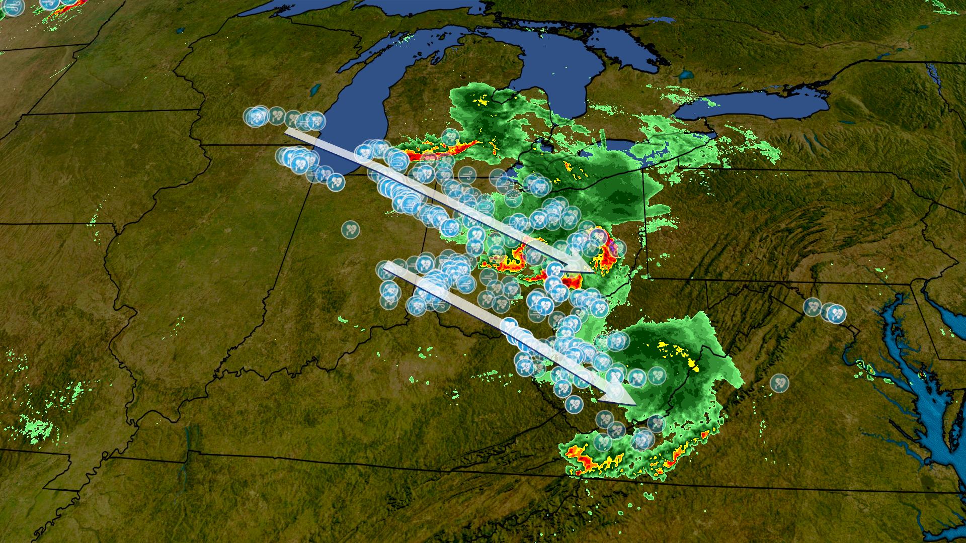 TV Studio Destroyed by Station's Own Tower in Storm - Videos from The ...