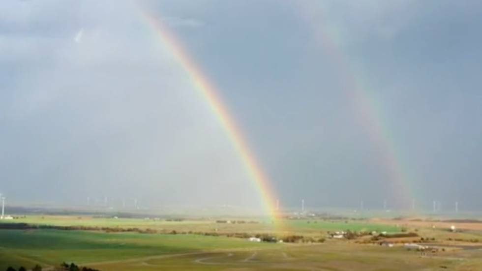Double Rainbow After Hailstorm - Videos from The Weather Channel