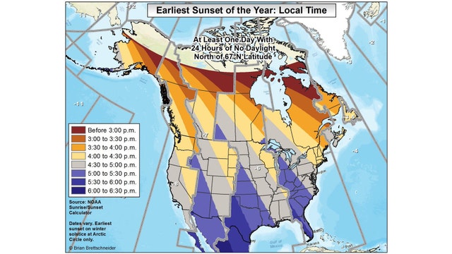 How Early the Sun Sets on These Shortest Days of the Year | Weather.com