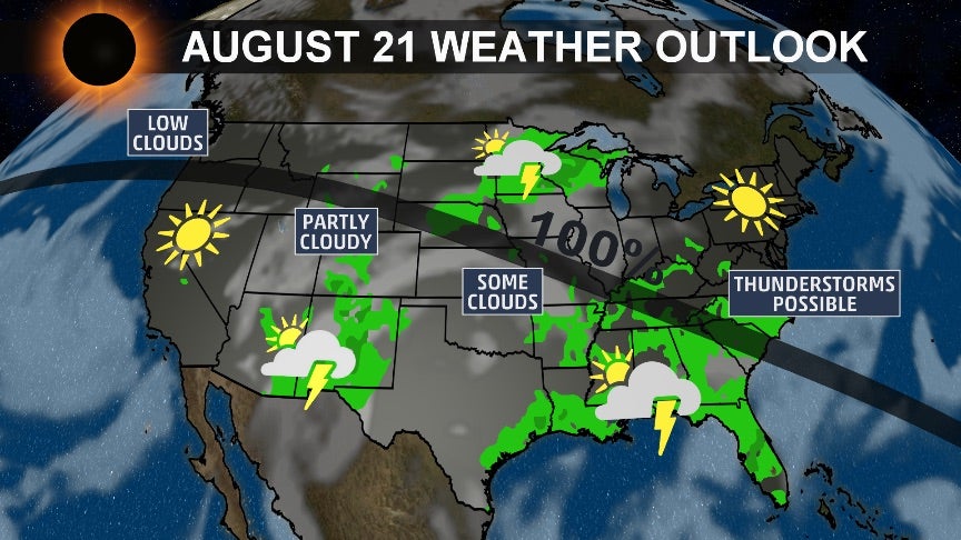 Solar Eclipse Weather Forecast: Will Clouds Block Your View? | The ...