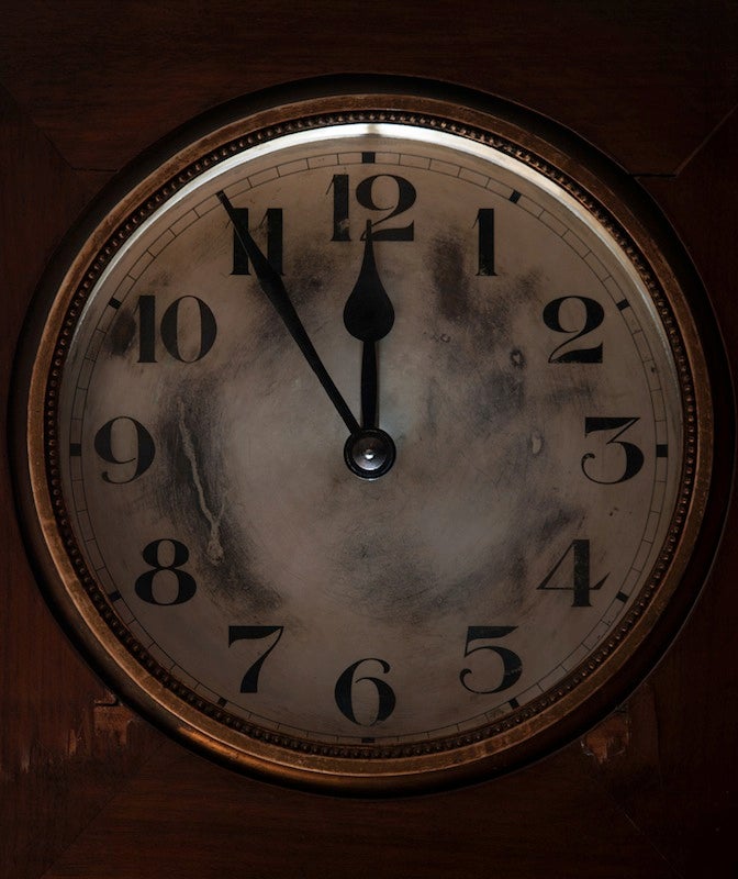 Iconic Doomsday Clock Set at Five Minutes Until Midnight | Weather.com
