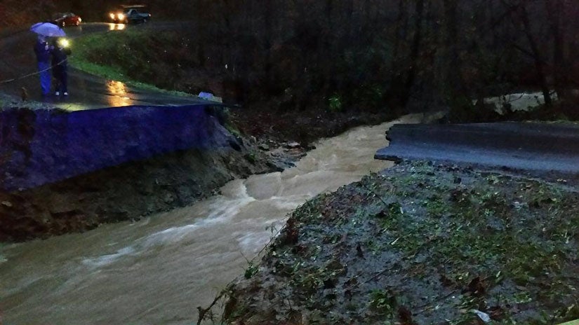 Flooding, Small Mudslide Reported in Southeast; Schools Closed, Roads ...