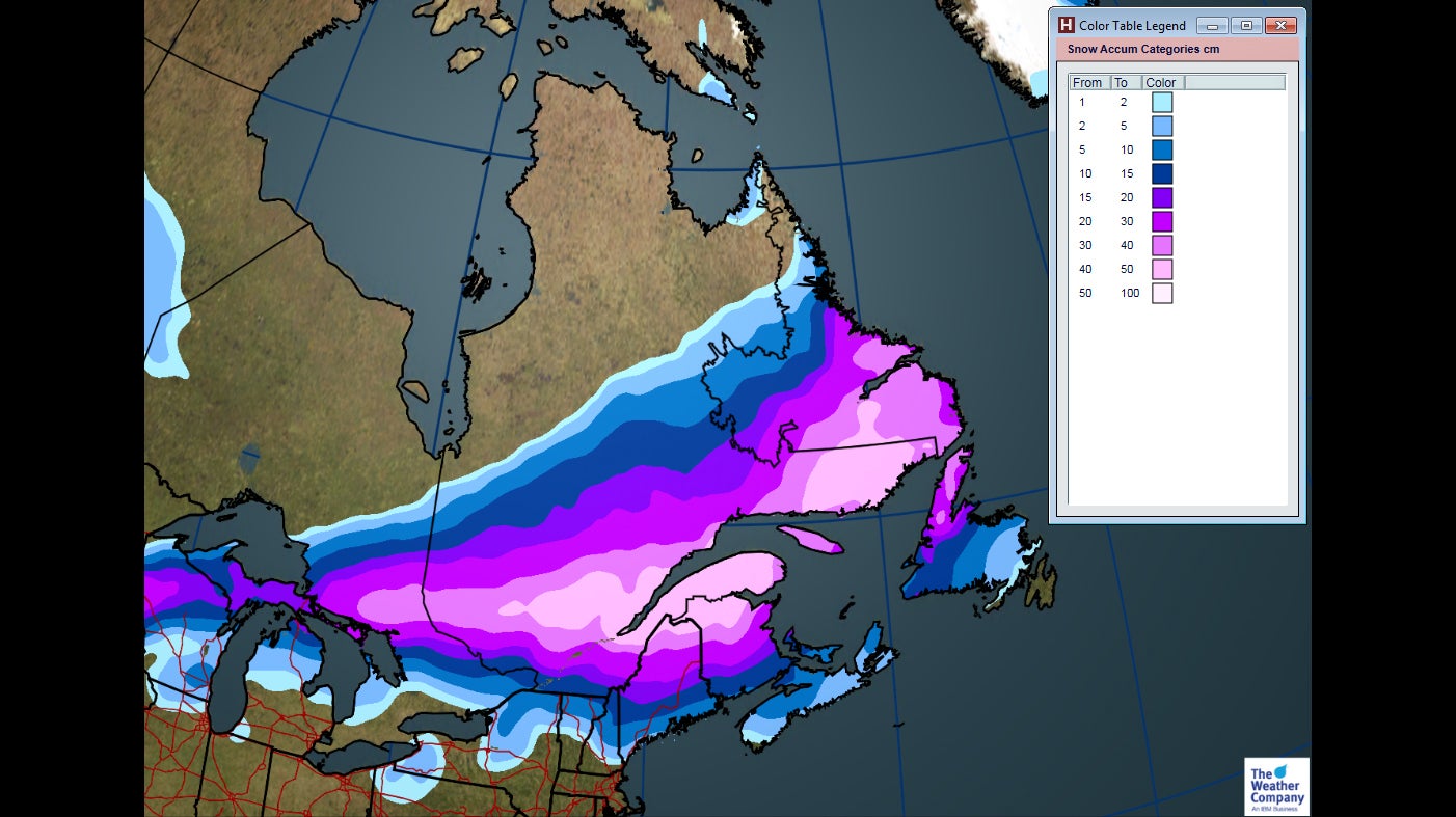 Snow, Freezing Rain on the Way as Winter Storm Jaxon Reaches Canada ...
