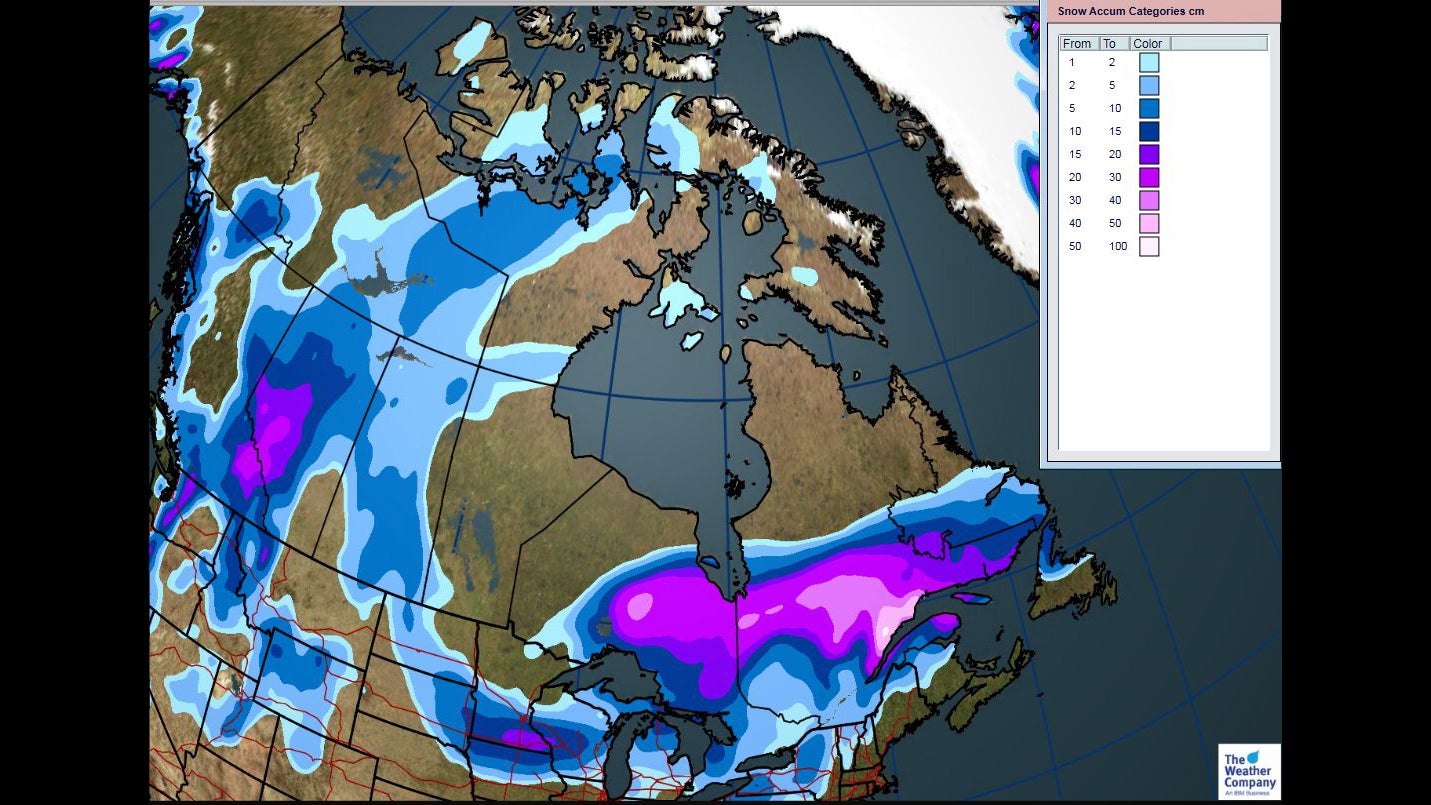 Canada Forecast: Winter Storm Xanto Heads East | Weather.com