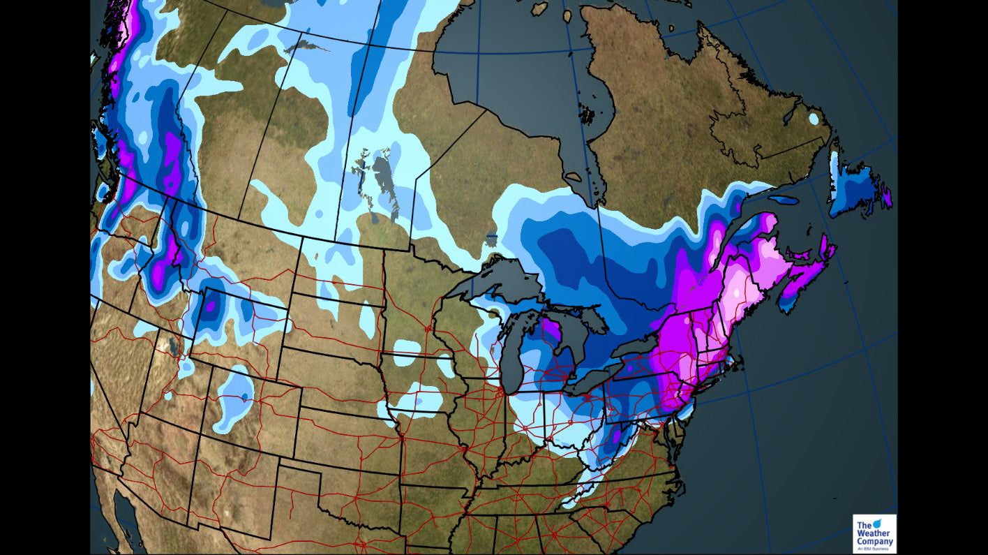 Canada Forecast: Winter Storm Quinn Heads East | Weather.com