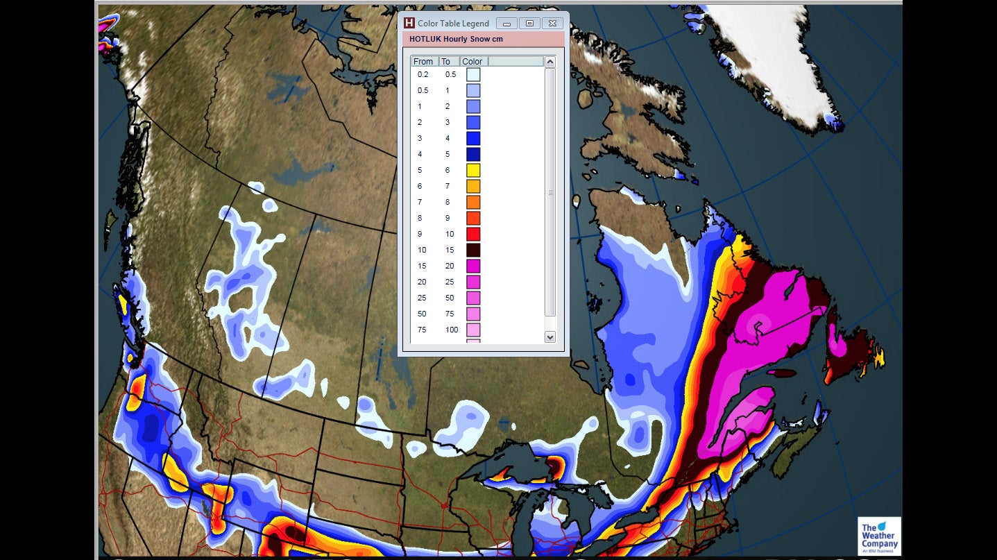 Canada Forecast: Winter Storm Dylan Strikes Quebec, Maritimes | Weather.com