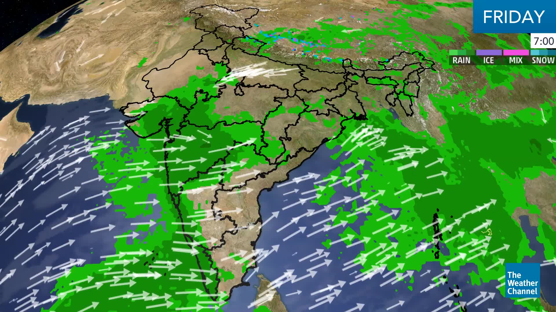 West-Moving Depression Spells Heavy Rain, Floods in Gujarat ...