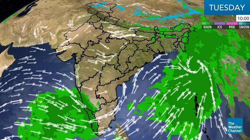 Monsoon's Progress, Cyclones To Produce Severe Thunderstorms Along ...
