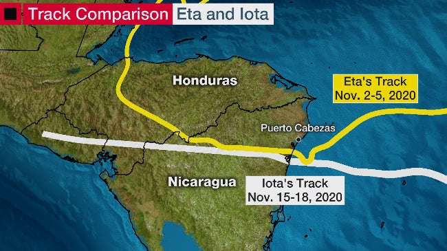 On This Date: Hurricane Eta Strikes Nicaragua, First Of Two Cat 4s ...