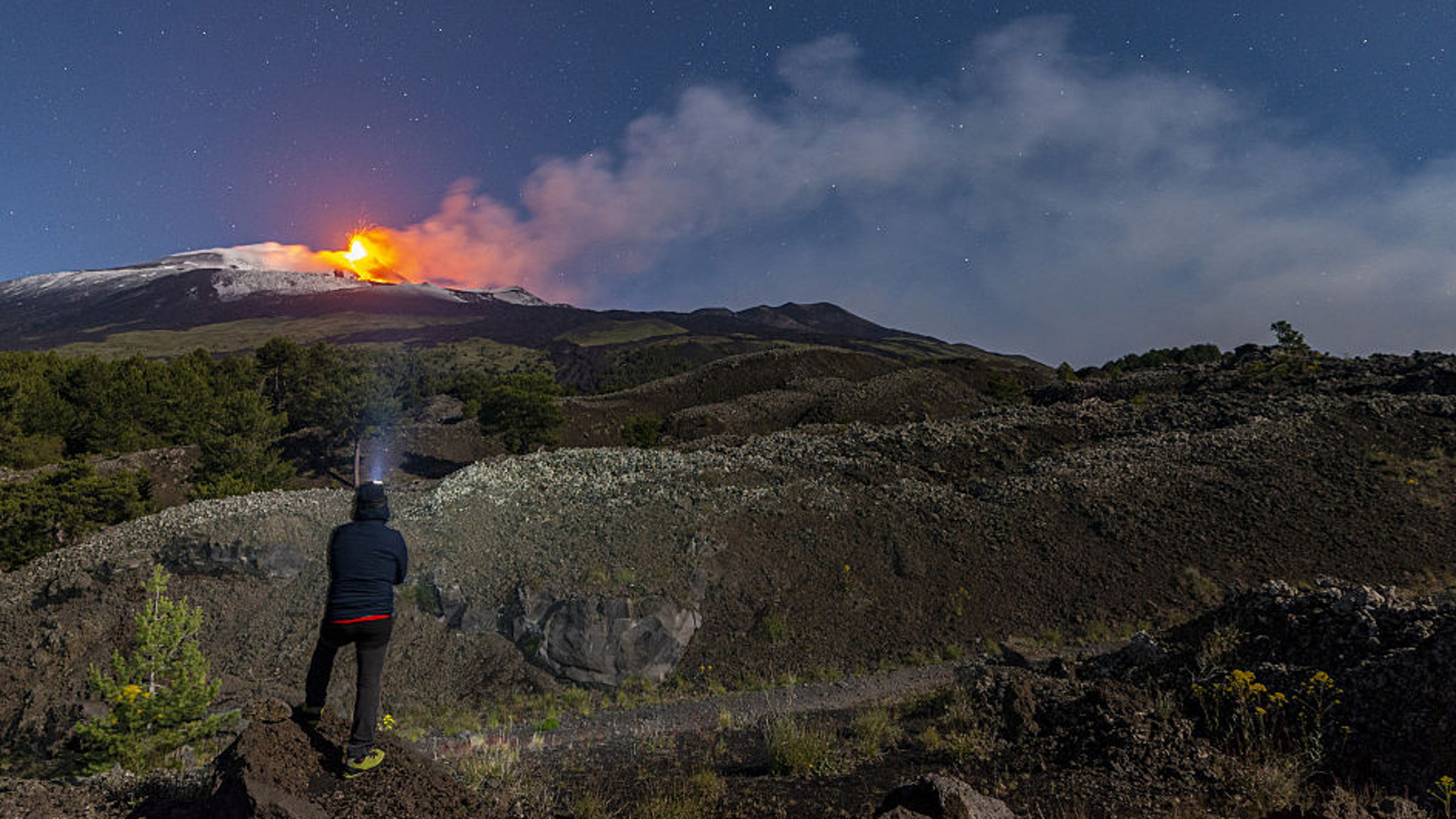 Fire Fills The Sky As Mount Etna Erupts | Weather.com