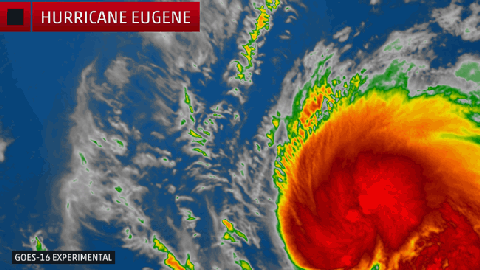 Spectacular Images Show Hurricane Eugene Become First Major Hurricane ...