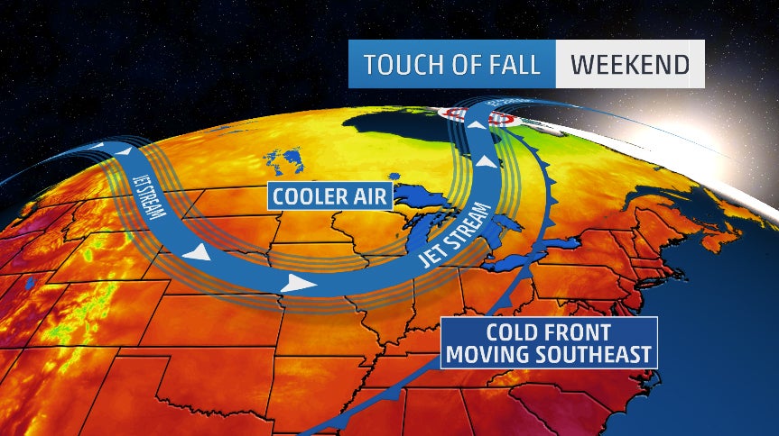 Pattern Change to Bring a Taste of September This Weekend | The Weather ...