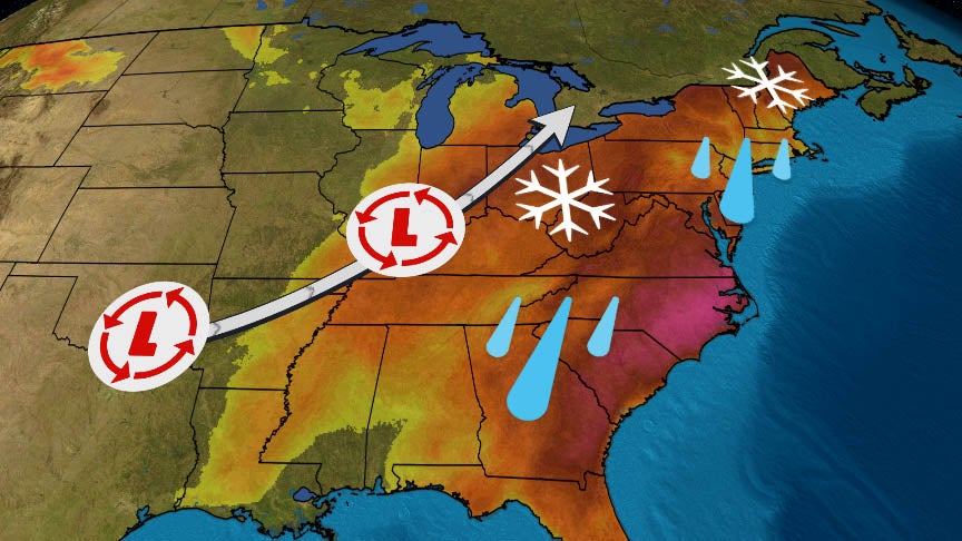 First Winter Storm of 2020 Bringing Snow to West But Will Be Mostly Wet ...