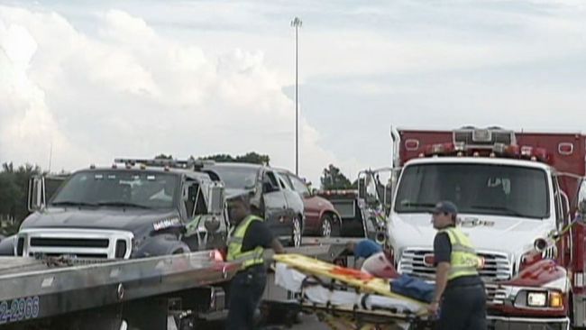 Huge Pile-Up On Florida Interstate | The Weather Channel