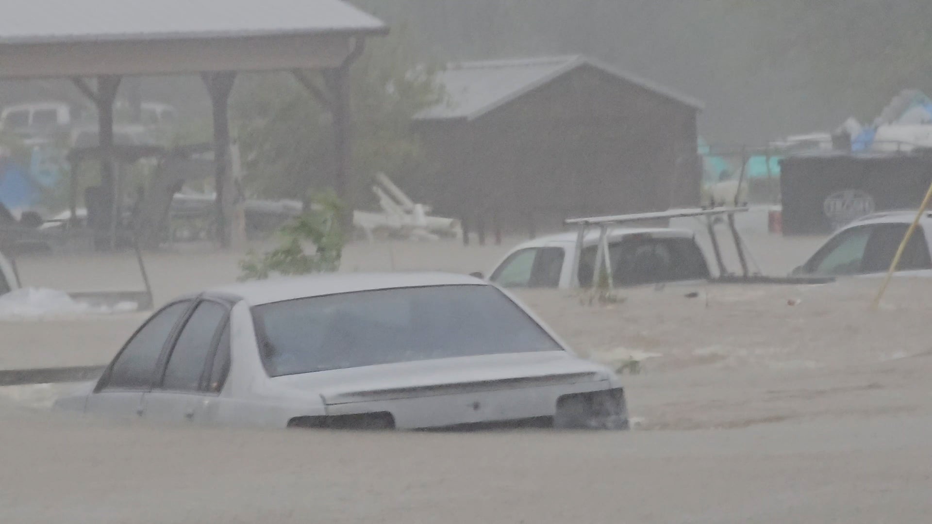 Hurricanes Flood Market With Flooded Cars - Videos from The Weather Channel