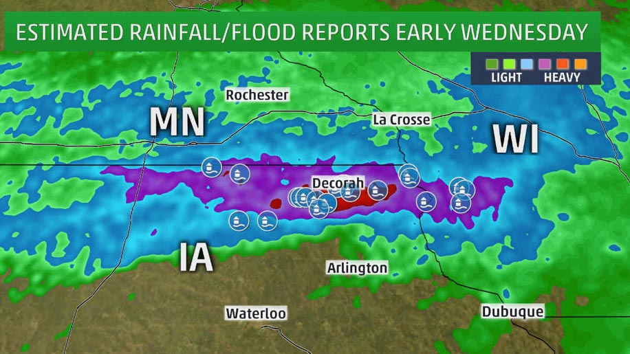 Flooding in Iowa Prompts Water Rescues, Evacuations; Turkey River Tops ...