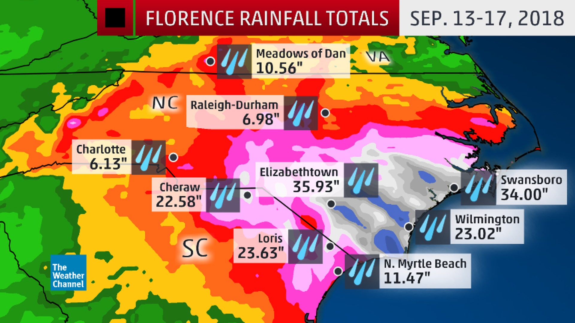 Hurricane Florence Brings Devastating Flooding, Damaging Winds and ...