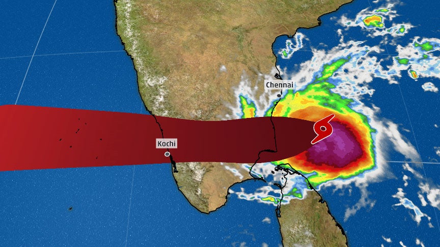 Tropical Cyclone Gaja Brings Flooding and Mudslide Threats to Southern ...