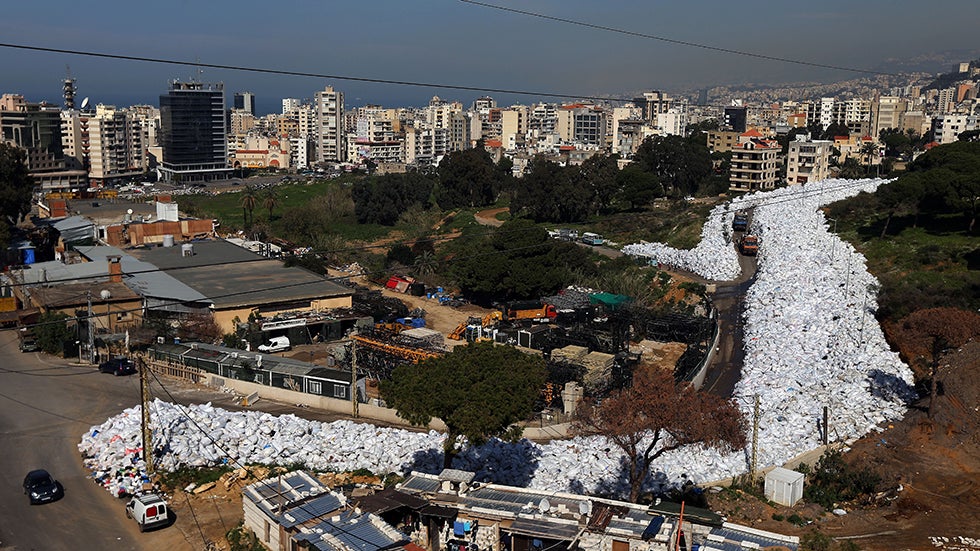 'River of Trash' Continues To Flow Through Beirut | The Weather Channel