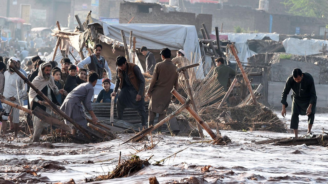 Pakistan Flooding Kills at Least 45; Bad Weather Hampering Rescue ...