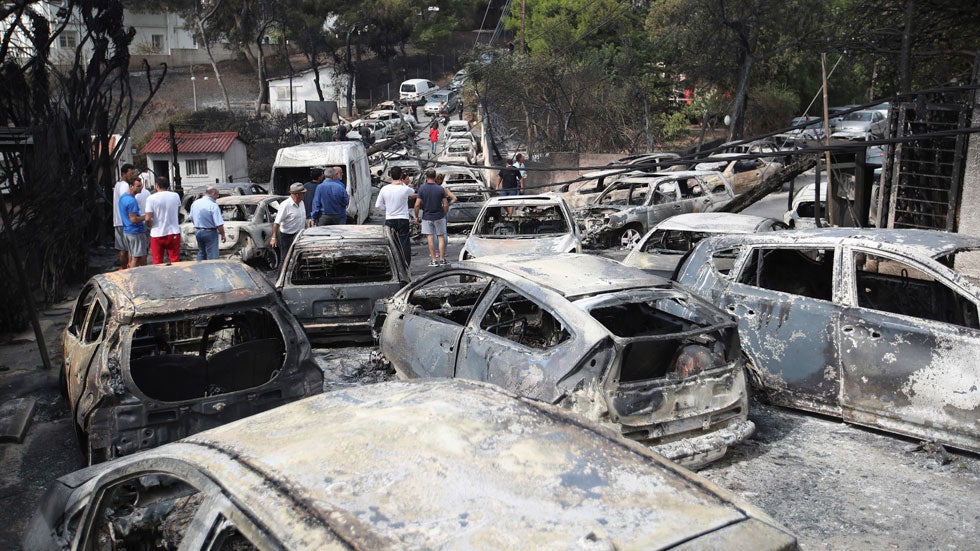Death Toll From Greece Wildfires Climbs to 94 | Weather Underground