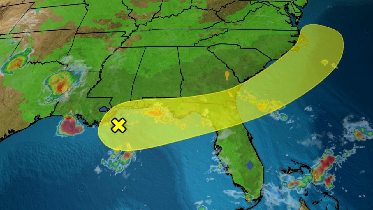 Low Pressure Soaking the Southeast Could Become a Tropical Depression ...