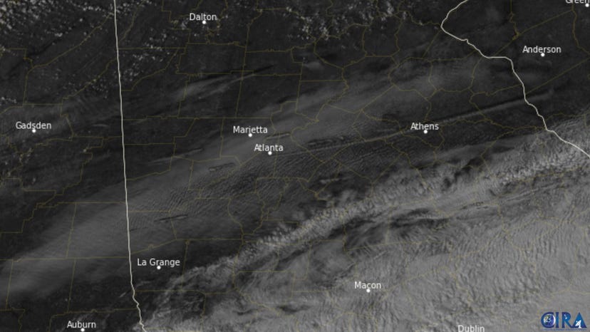Hole-Punch Clouds Dot Georgia Skies | Weather.com