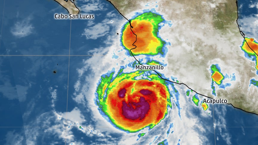 Hurricane Dora Spins off the Mexican Coast | The Weather Channel