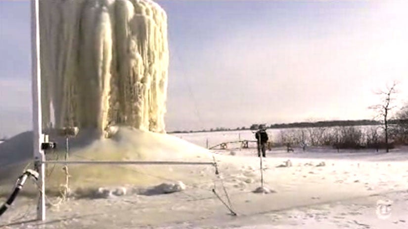 Ice Tower Collapses During World Record Attempt in Wisconsin | The ...